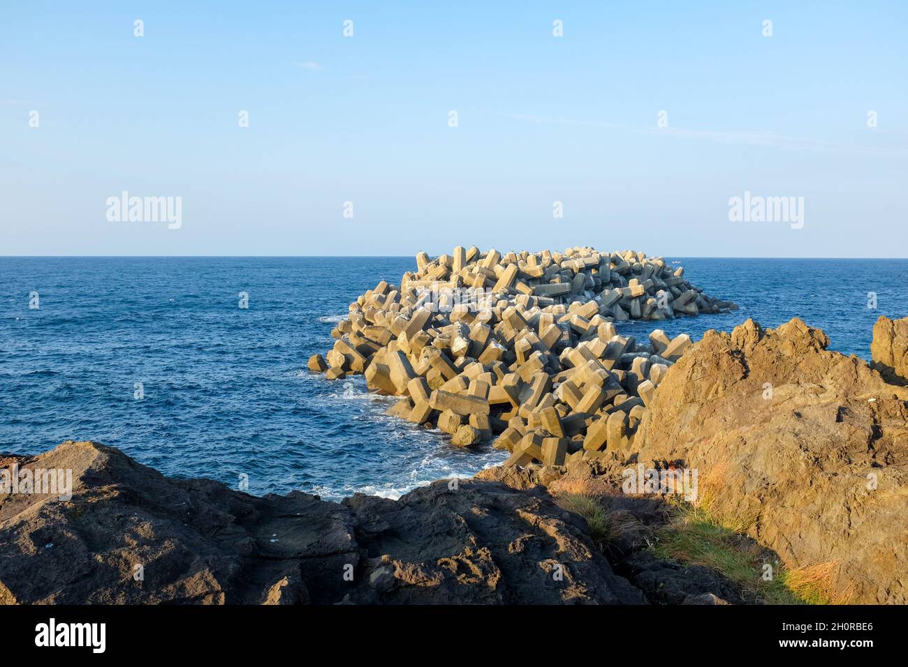 The Kyotango coast with the Japan Sea in Kyoto Prefecture, Japan Stock ...