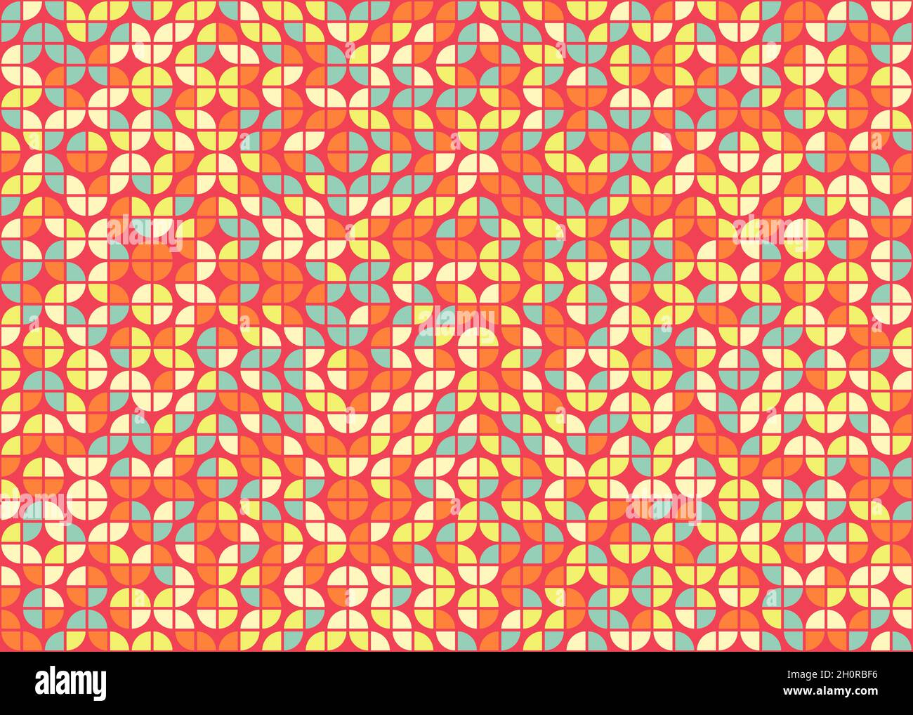 Abstract Geometrical generative computational art illustration Stock ...