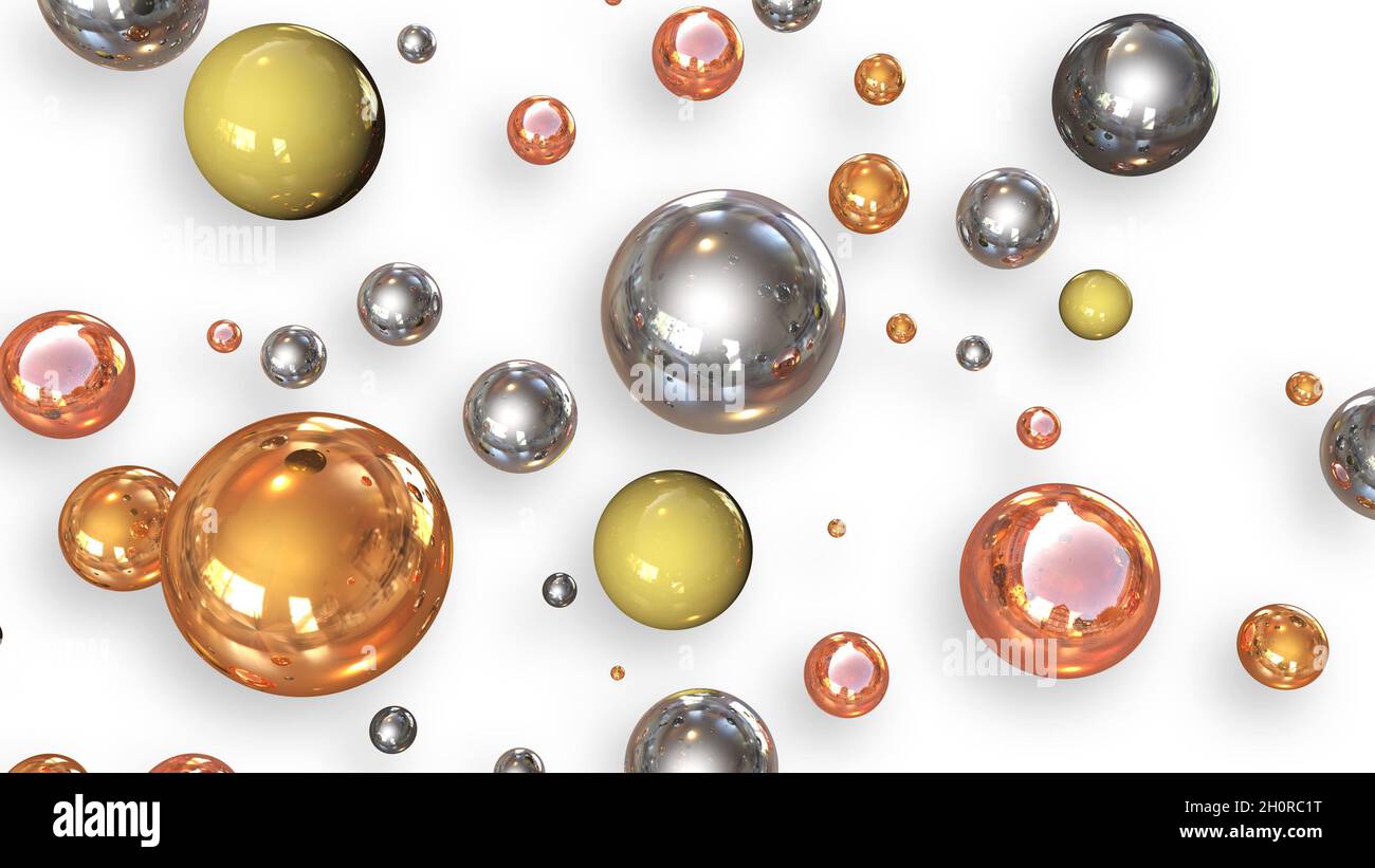 set of metal balls Stock Photo - Alamy