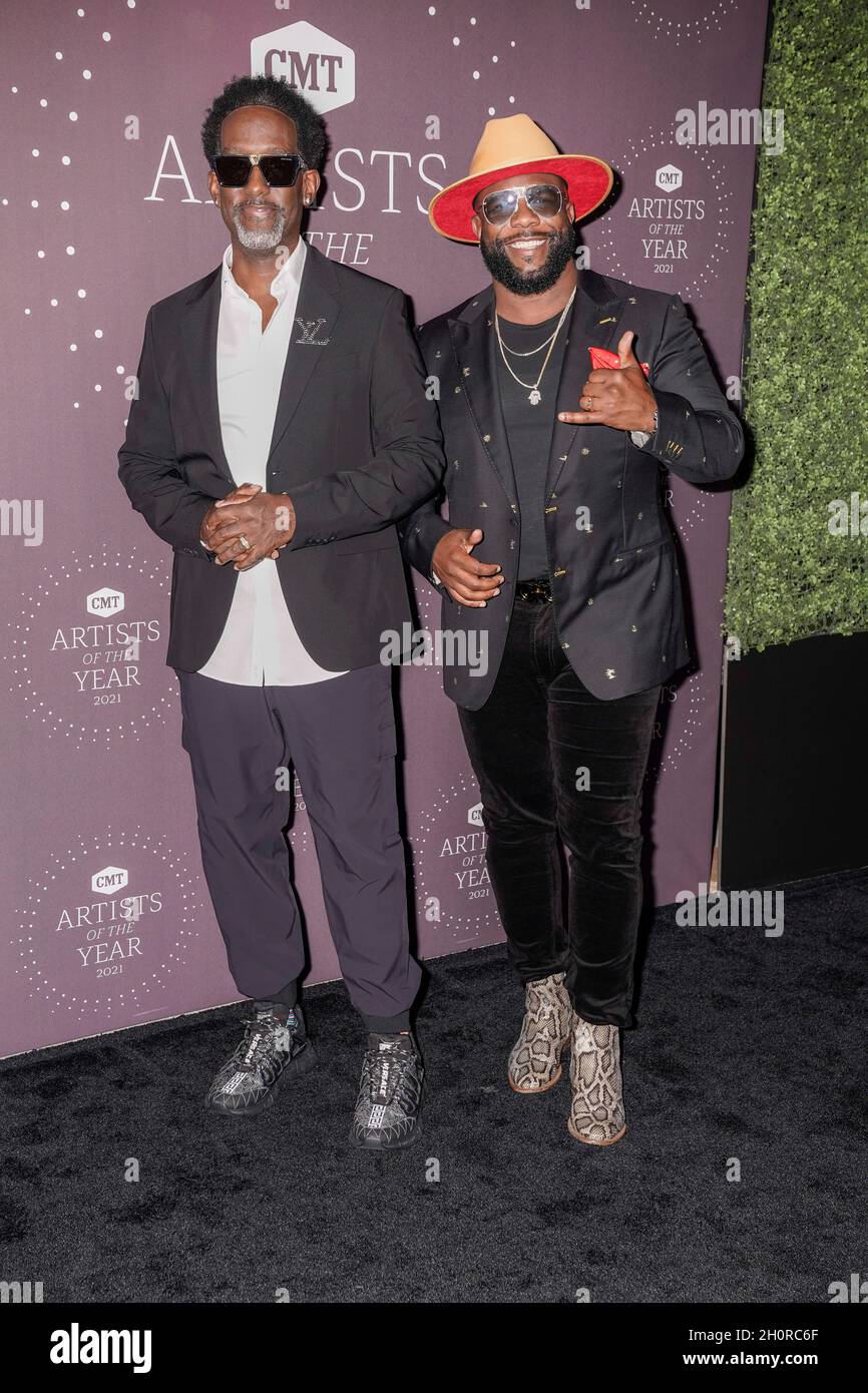 attends the 2021 CMT Artist of the Year on October 13, 2021 in ...