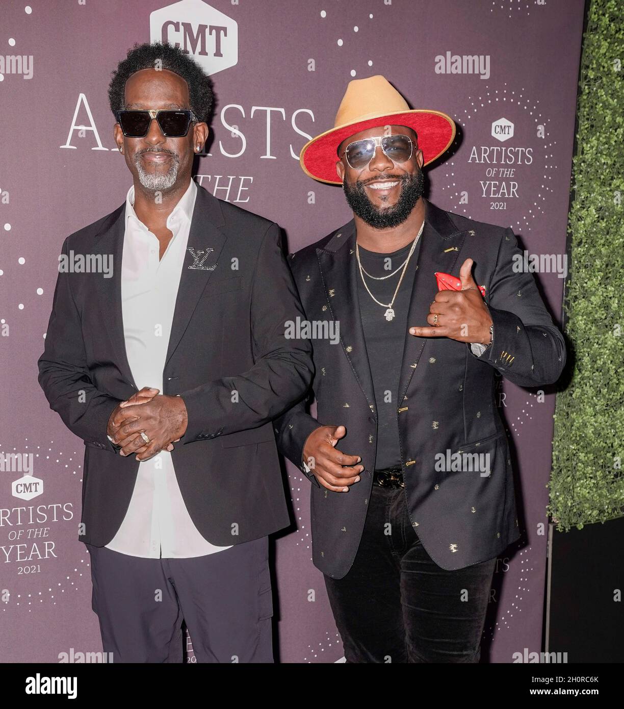 attends the 2021 CMT Artist of the Year on October 13, 2021 in ...