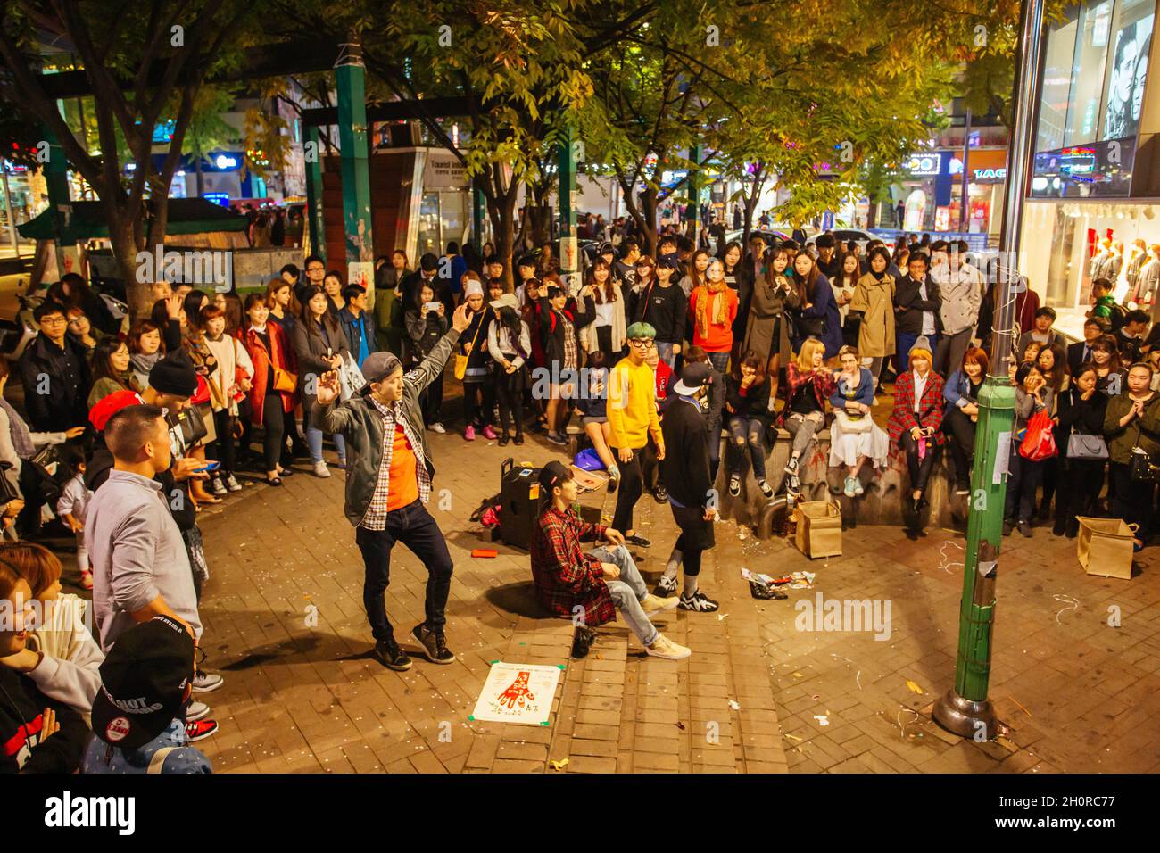 Hongdae District in Seoul South Korea Stock Photo - Alamy