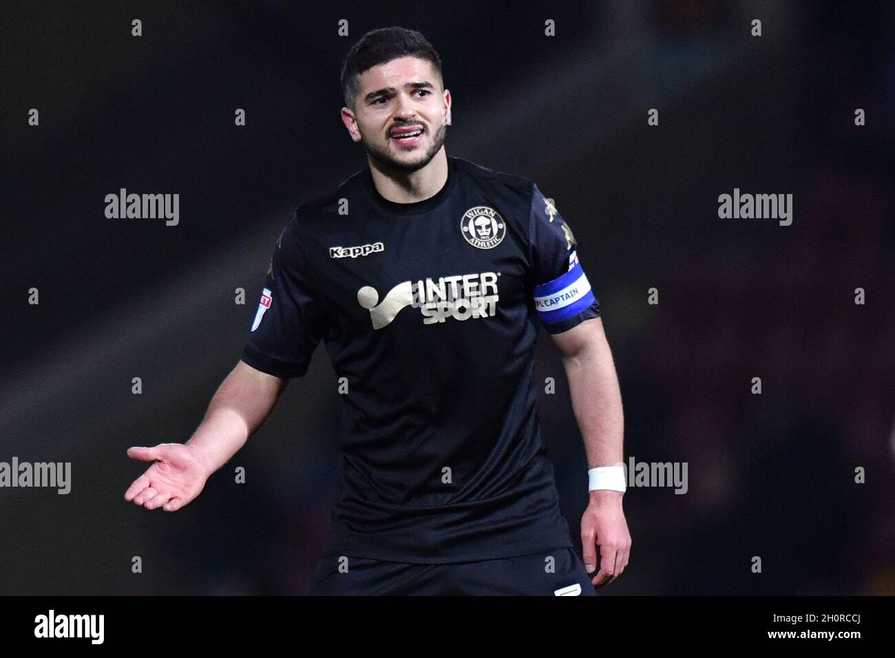 Wigan Athletic’s Sam Morsey Stock Photo - Alamy