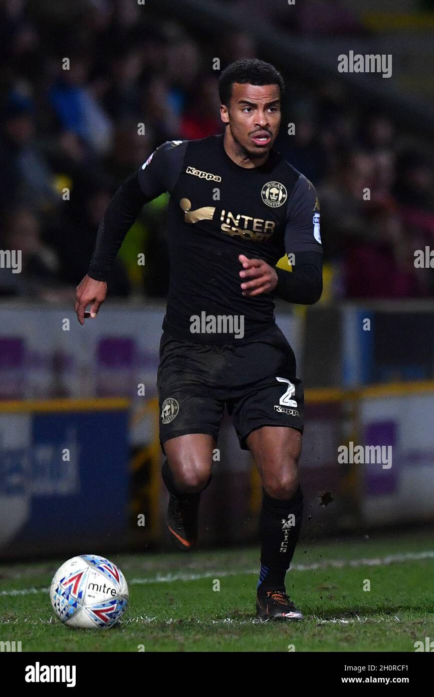 Wigan athletics nathan byrne hi-res stock photography and images - Alamy