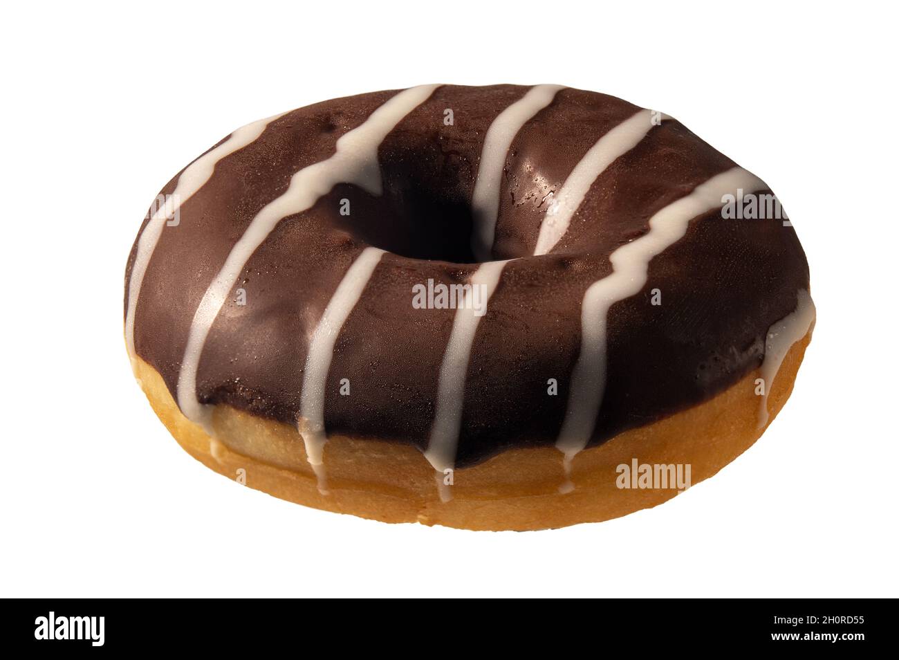 One sweet chocolate donut Cut Out Stock Images & Pictures - Alamy