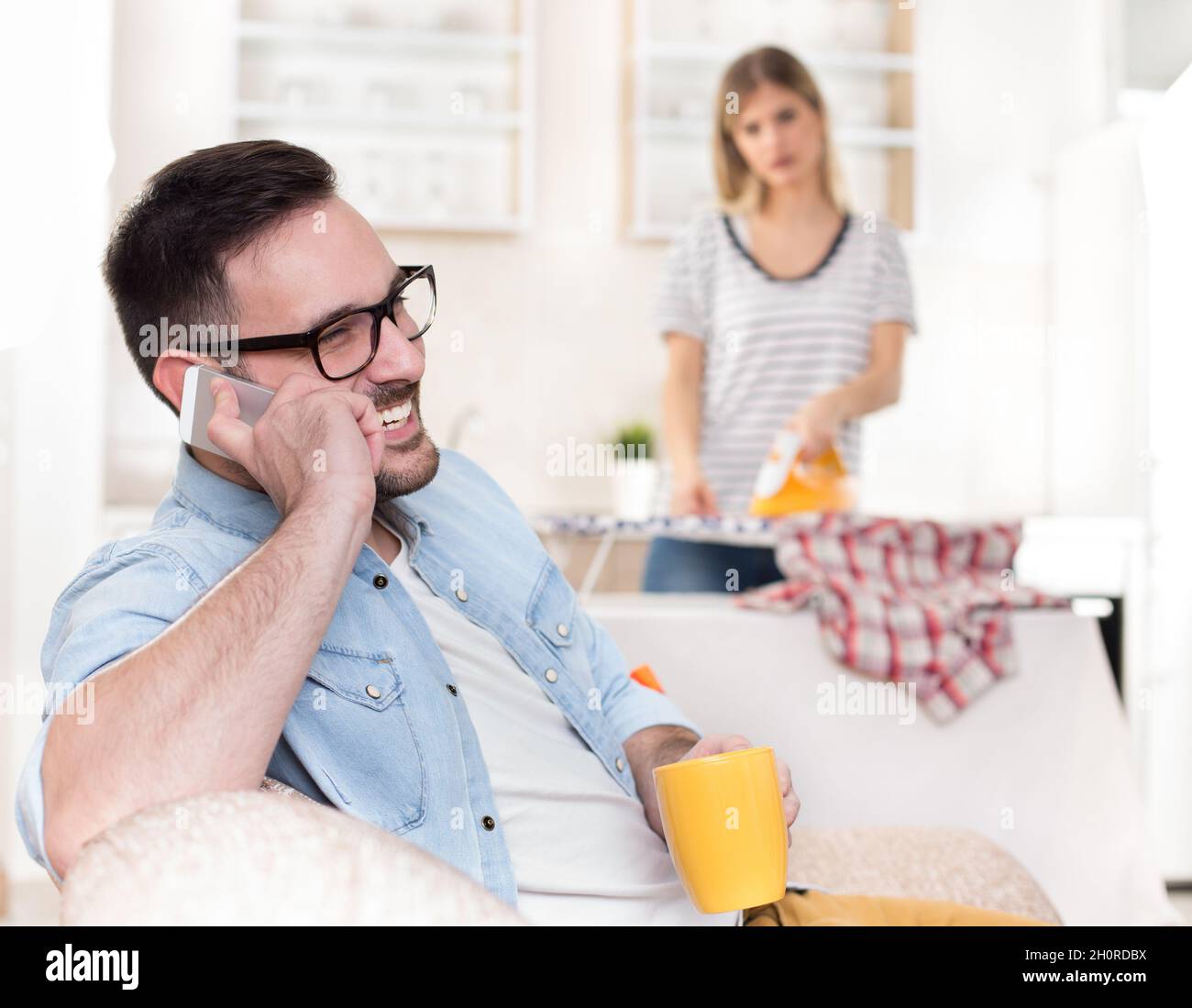Angry housewife hi-res stock photography and images - Alamy