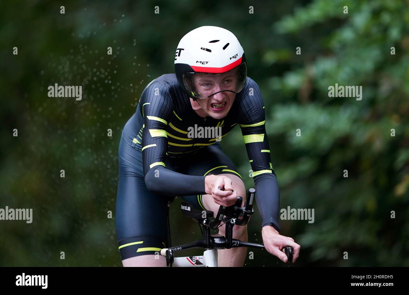 Ben Pease of Moonglu CC in action in the Elite Men's Time Trial during ...