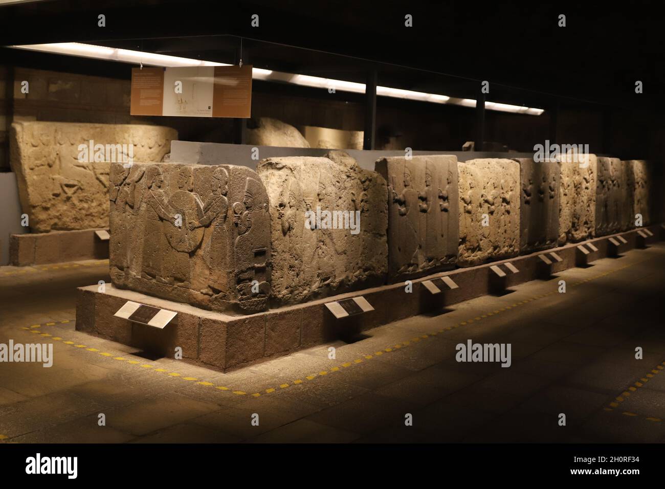 Old Carving in Museum of Anatolian Civilizations, Ankara City, Turkey ...