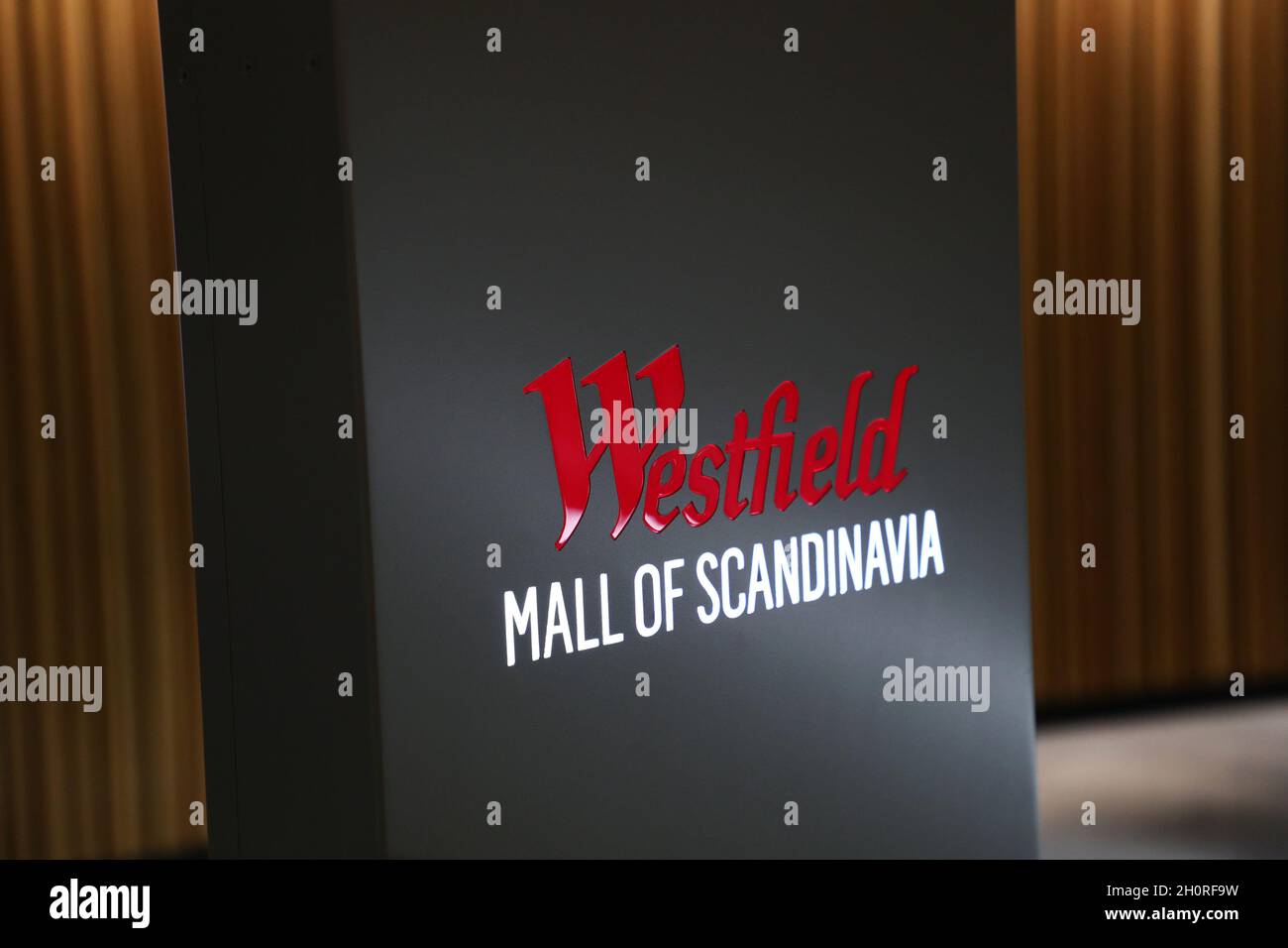 Westfield Mall of Scandinavia in Stockholm, Sweden, during Sunday ...