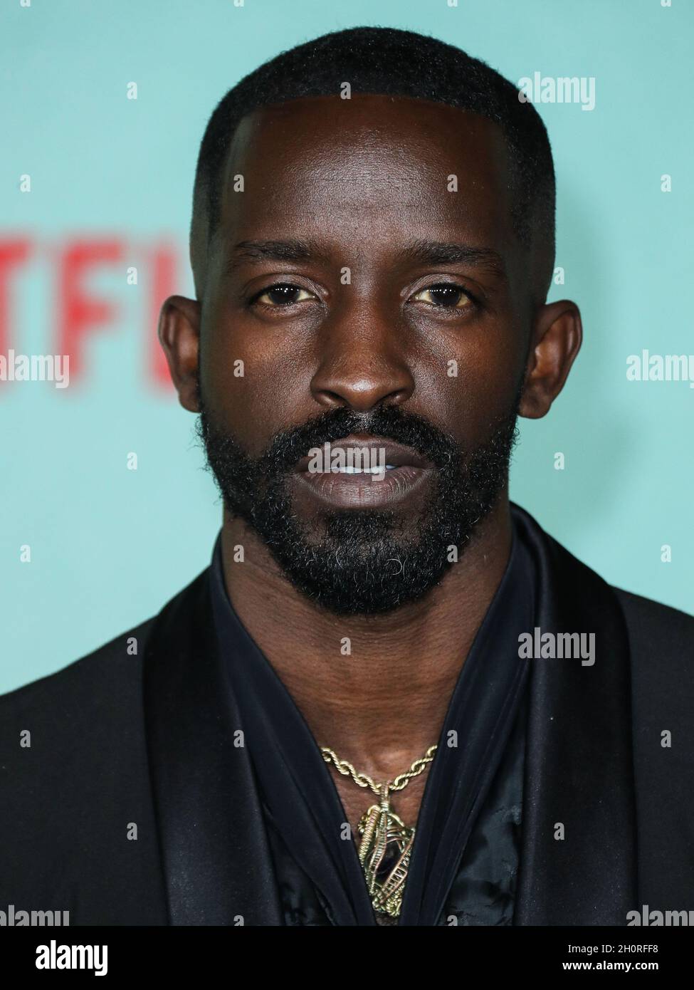 LOS ANGELES, CALIFORNIA, USA - OCTOBER 13: Actor Elijah Kelley arrives ...