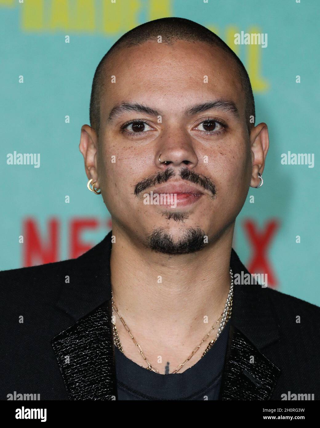 LOS ANGELES, CALIFORNIA, USA - OCTOBER 13: Actor Evan Ross arrives at ...