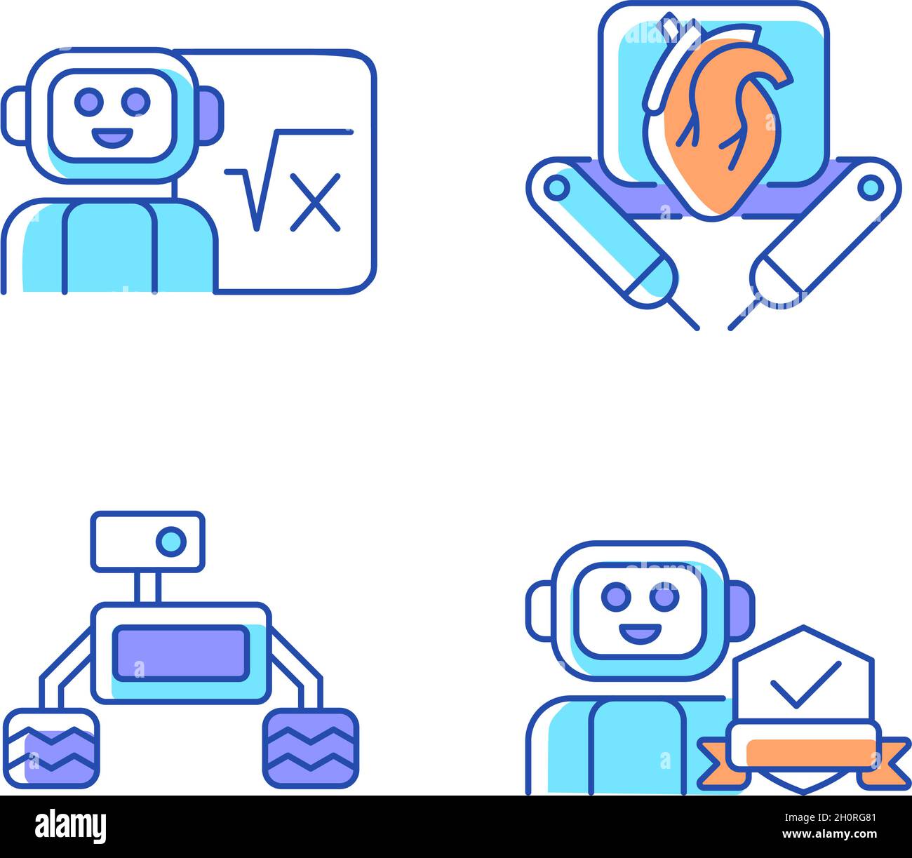 Healthcare technology advancement Stock Vector Images - Alamy