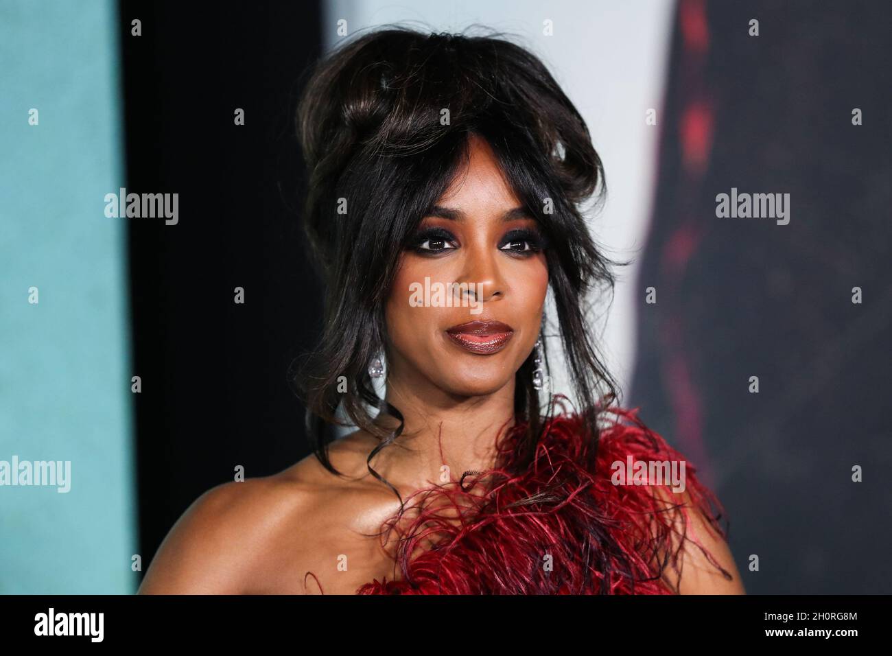 LOS ANGELES, CALIFORNIA, USA - OCTOBER 13: Singer Kelly Rowland arrives ...