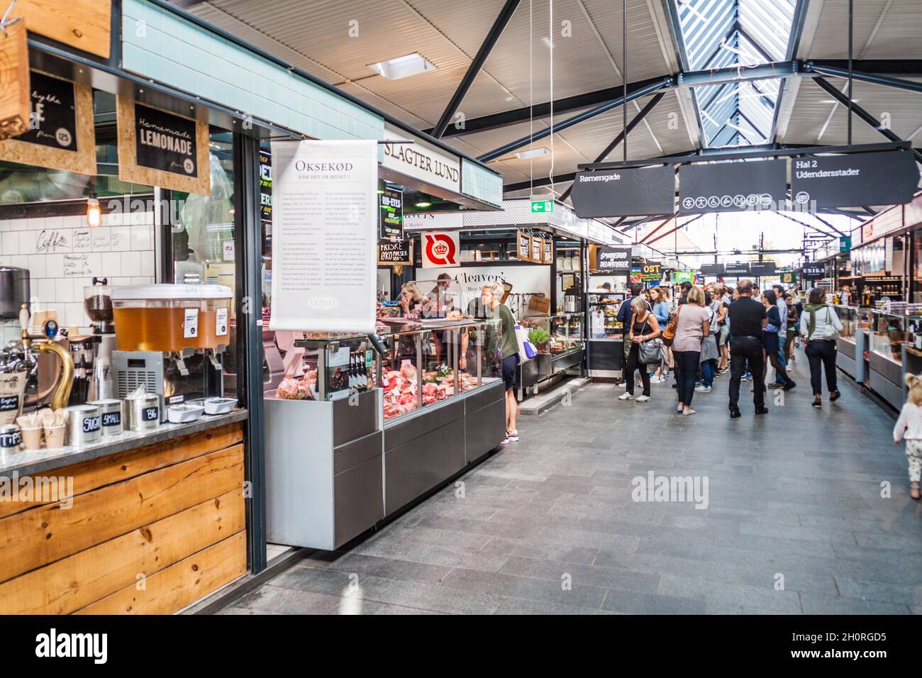 Torvehallerne food market market hall hi-res stock photography and ...