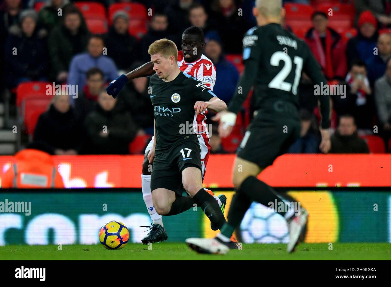 Manchester City's Kevin De Bruyne in action Stock Photo - Alamy