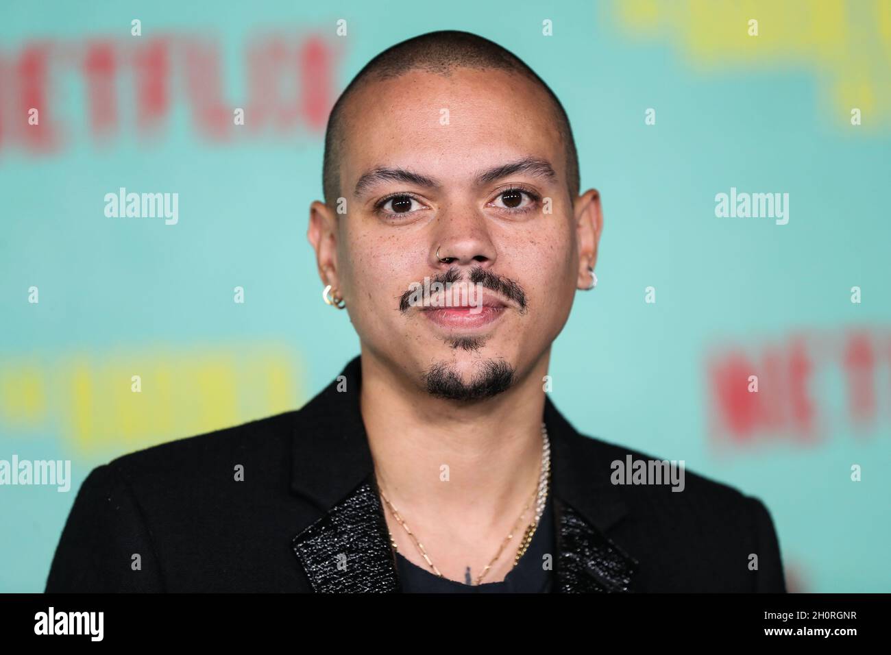 LOS ANGELES, CALIFORNIA, USA - OCTOBER 13: Actor Evan Ross arrives at ...