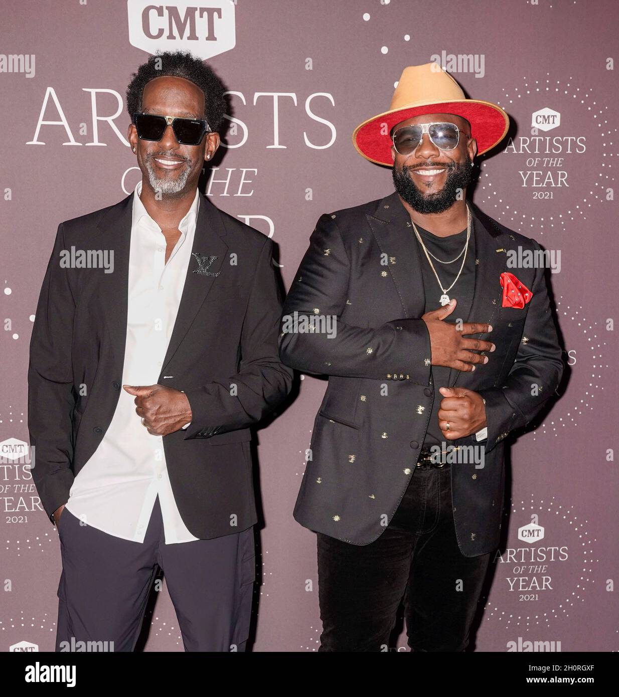 attends the 2021 CMT Artist of the Year on October 13, 2021 in ...