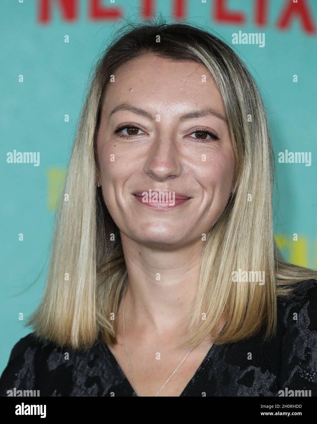 LOS ANGELES, CALIFORNIA, USA - OCTOBER 13: Elena Cozlovschi arrives at ...