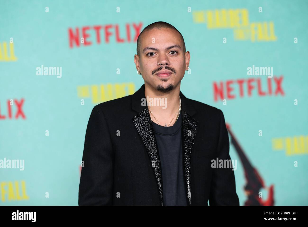 LOS ANGELES, CALIFORNIA, USA - OCTOBER 13: Actor Evan Ross arrives at ...