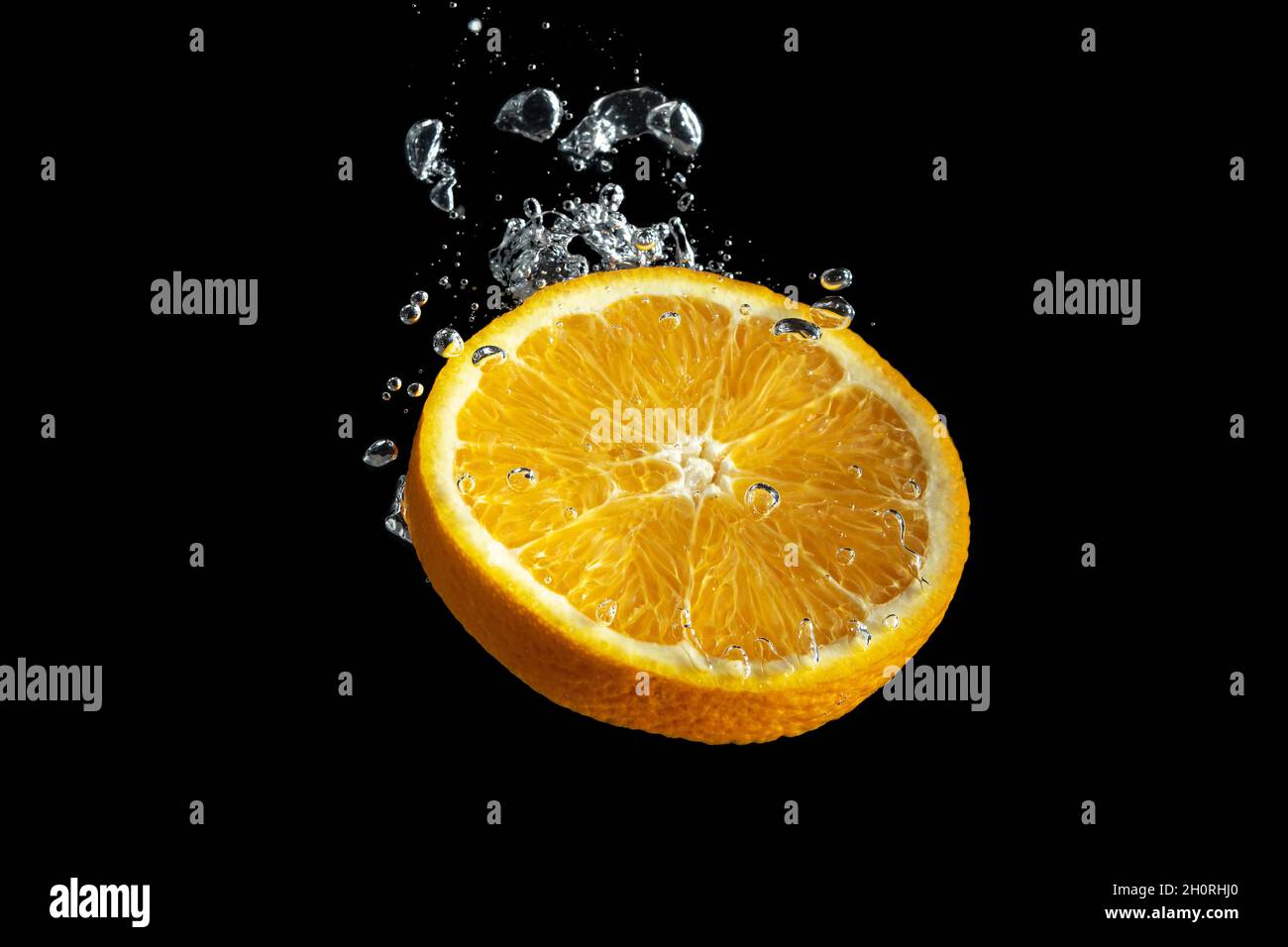 Fresh orange juice water splash hi-res stock photography and images - Alamy