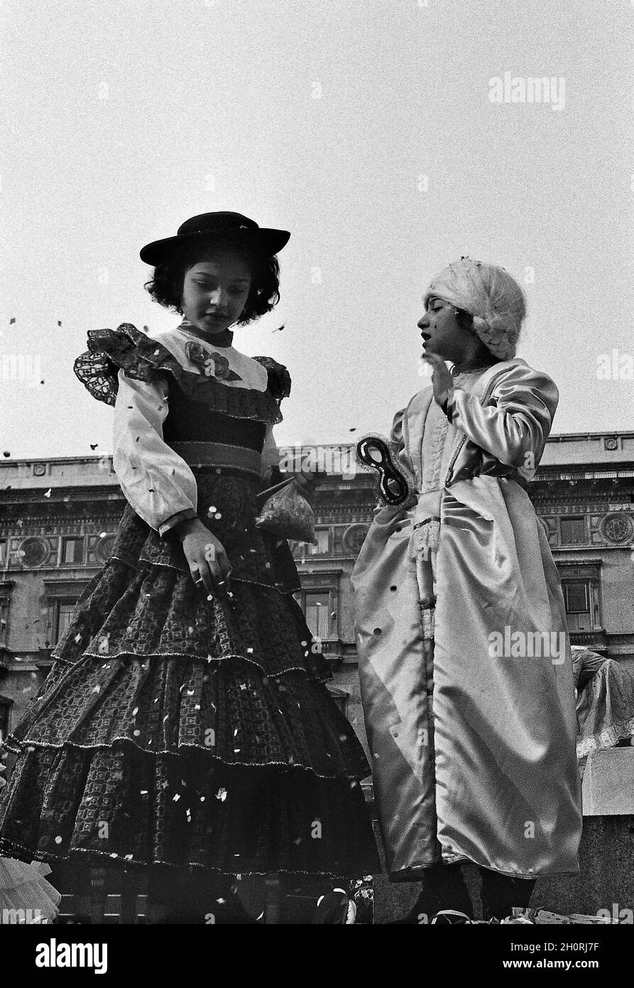 Street Photography, Milan, Italy, 1976, Carnival Stock Photo - Alamy