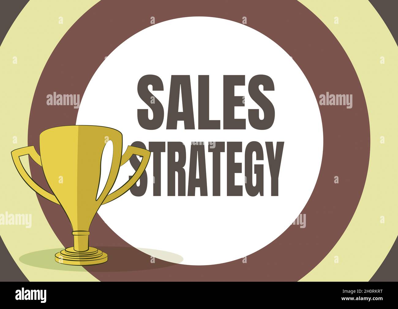 Text showing inspiration Sales Strategy. Word for Plan for reaching and ...