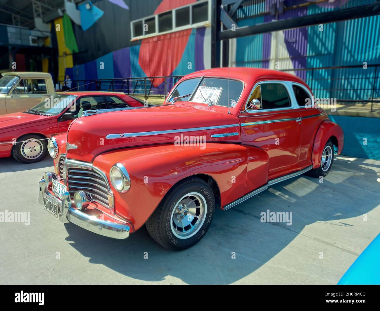 AVELLANEDA - BUENOS AIRES, ARGENTINA - Sep 27, 2021: red Chevrolet ...