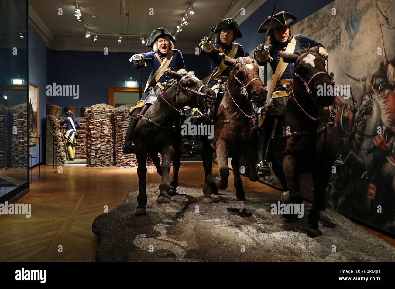Exhibition about the Great northern war, year 1700, at the Swedish Army ...