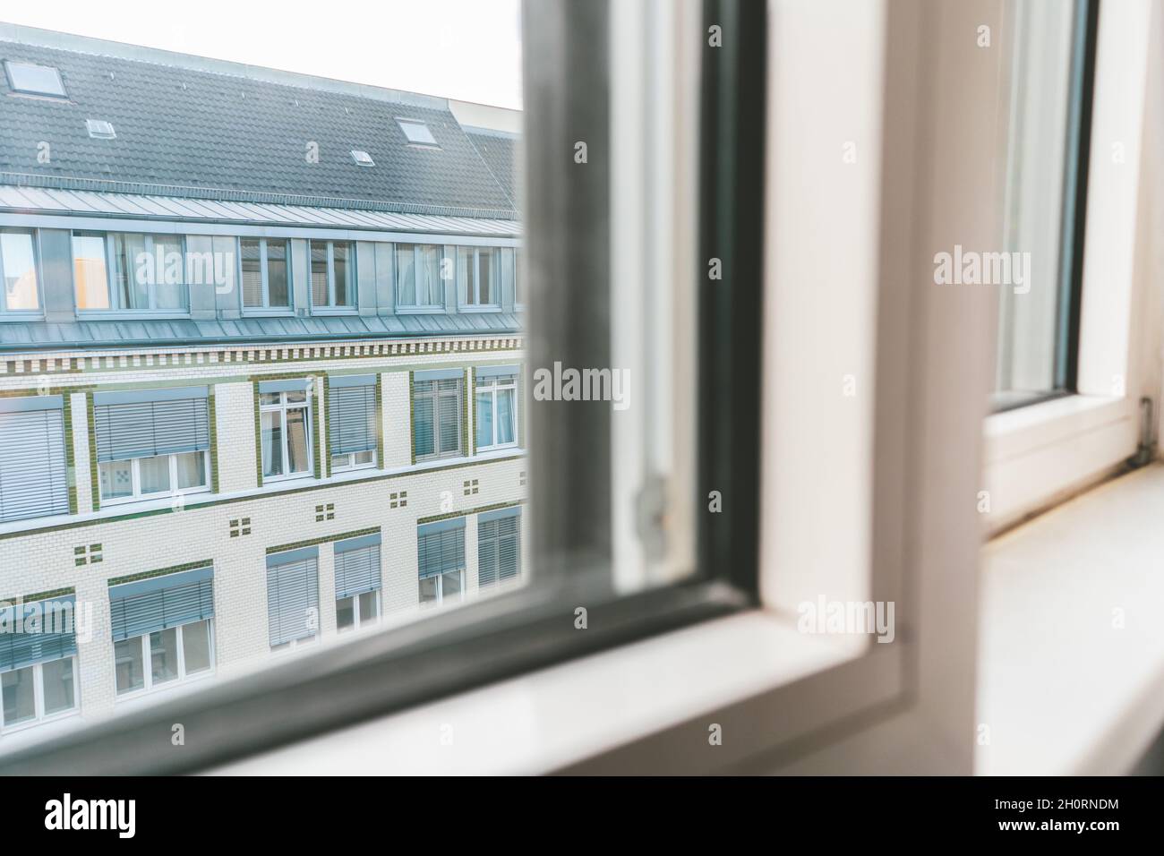 Window at sunshine in Berlin Stock Photo - Alamy