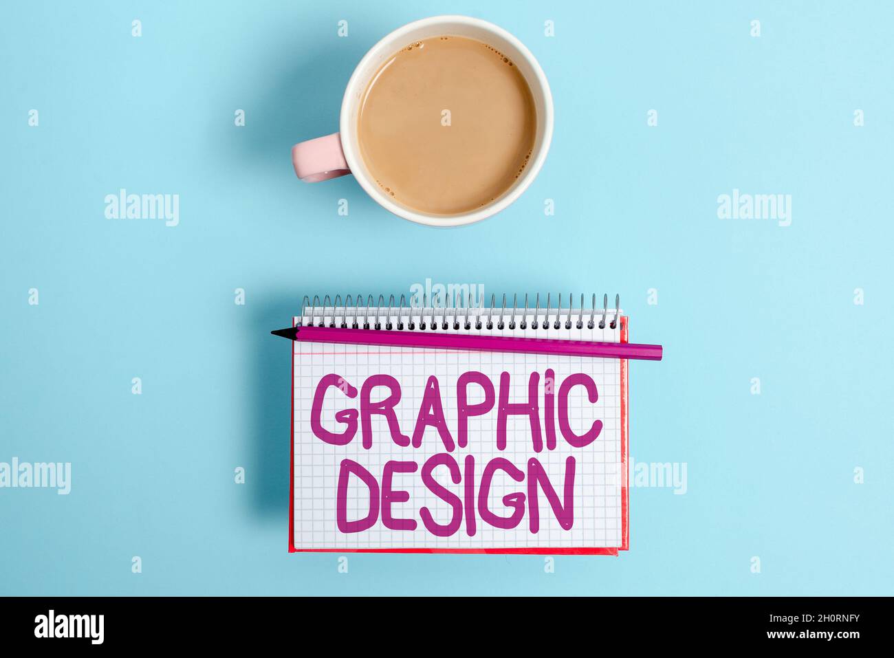 Text showing inspiration Graphic Design. Word Written on art or skill ...