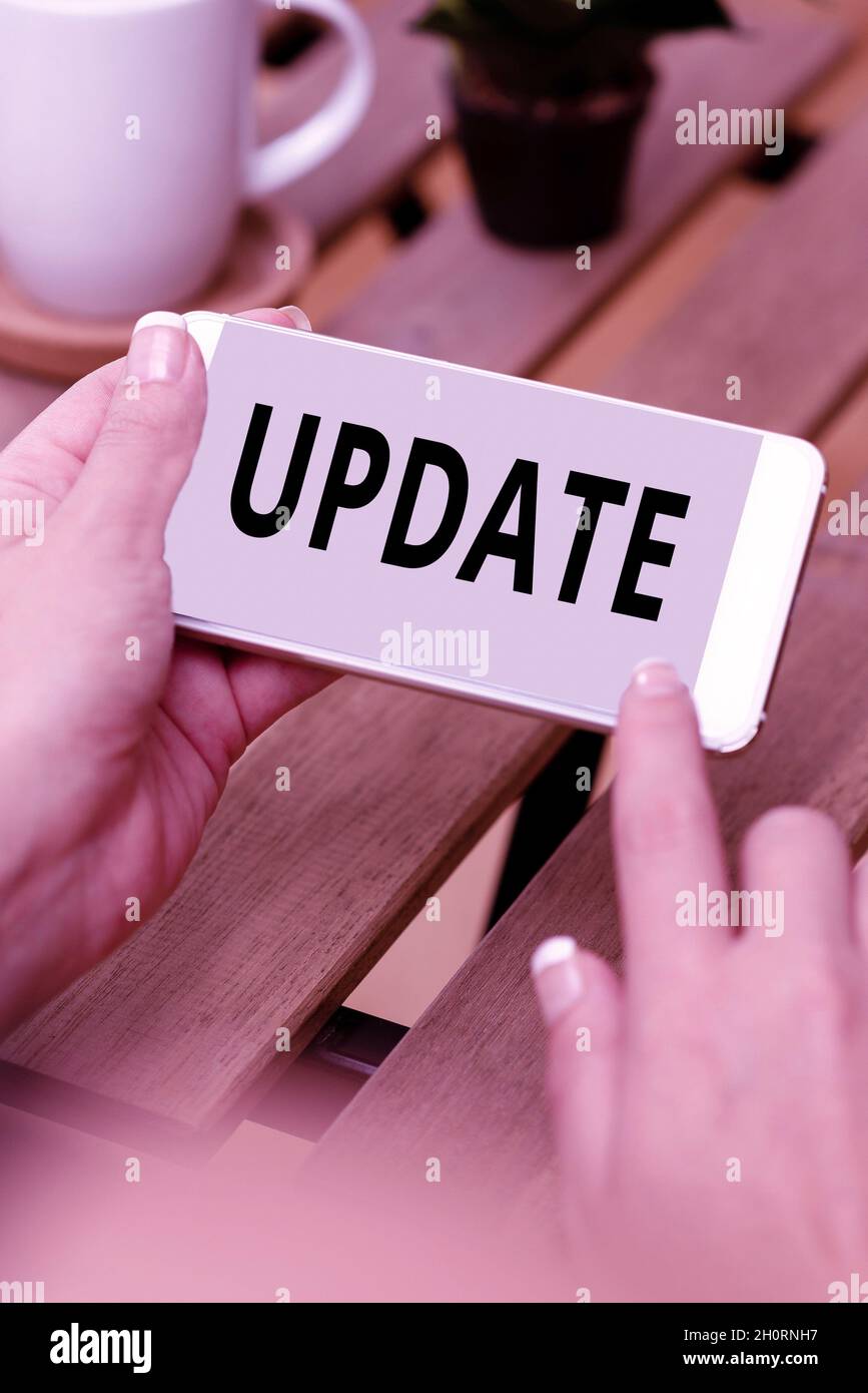 Writing displaying text UPDATE. Business overview make something more modern or up to date like ...