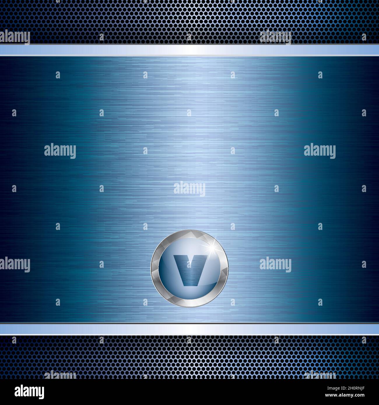 Blue abstract tech grid metal background Stock Vector Image & Art - Alamy