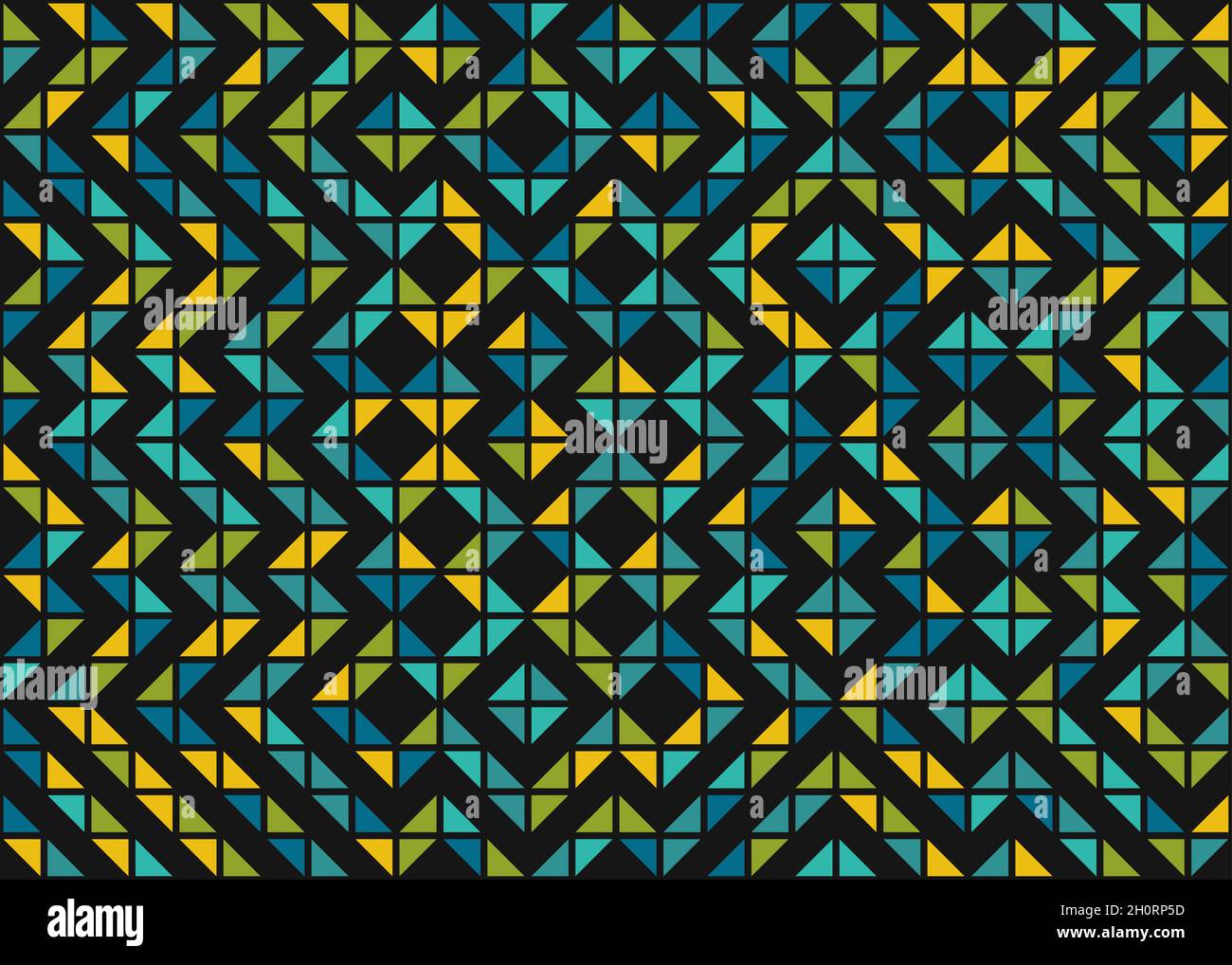 Abstract Geometrical generative computational art illustration Stock ...