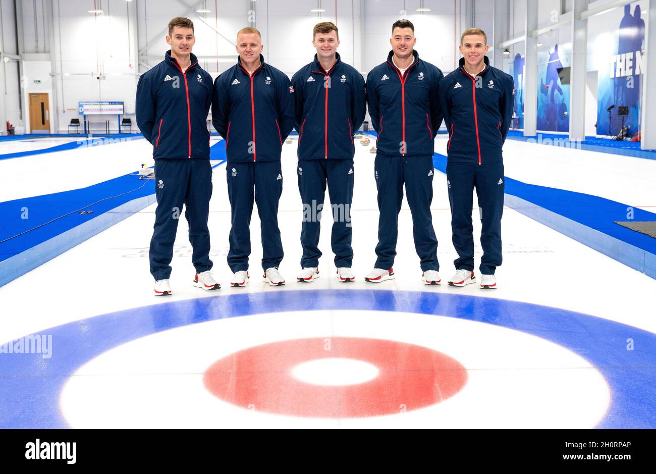 (left to right) Grant Hardie, Bobby Lammie, Bruce Mouat, Hamilton ...
