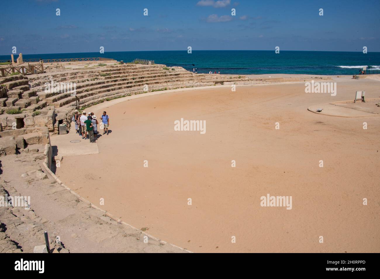 Asia Middle East Israel Caesarea Maritima, The Herodian hippodrome ...
