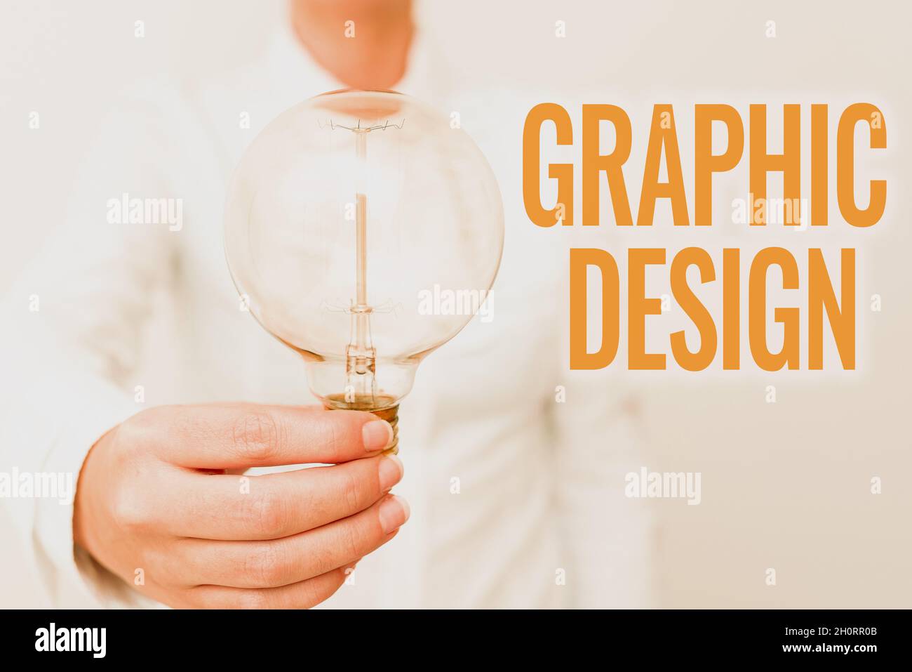 Handwriting text Graphic Design. Conceptual photo art or skill of ...