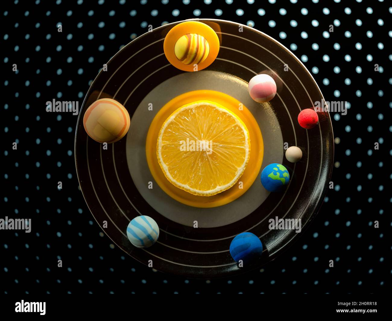 Conceptual Solar System Stock Photo - Alamy