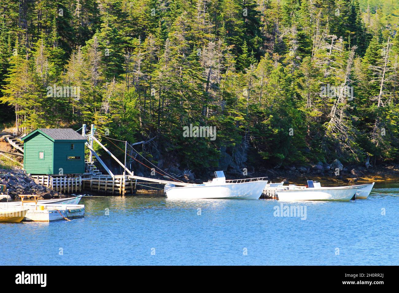 Fishing boat docked at wharf hi-res stock photography and images - Alamy