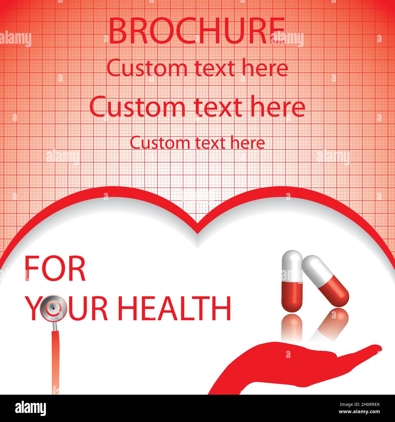 Abstract red grid medical background Stock Vector Image & Art - Alamy