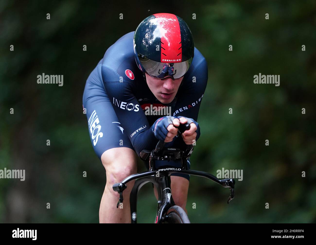 Ethan Hayter of Team Ineos Grenadiers in action in the Elite Men's Time ...