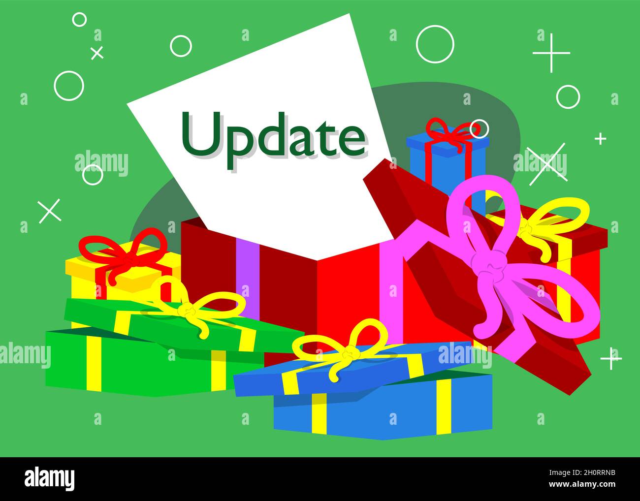 Installing system update Stock Vector Images - Alamy