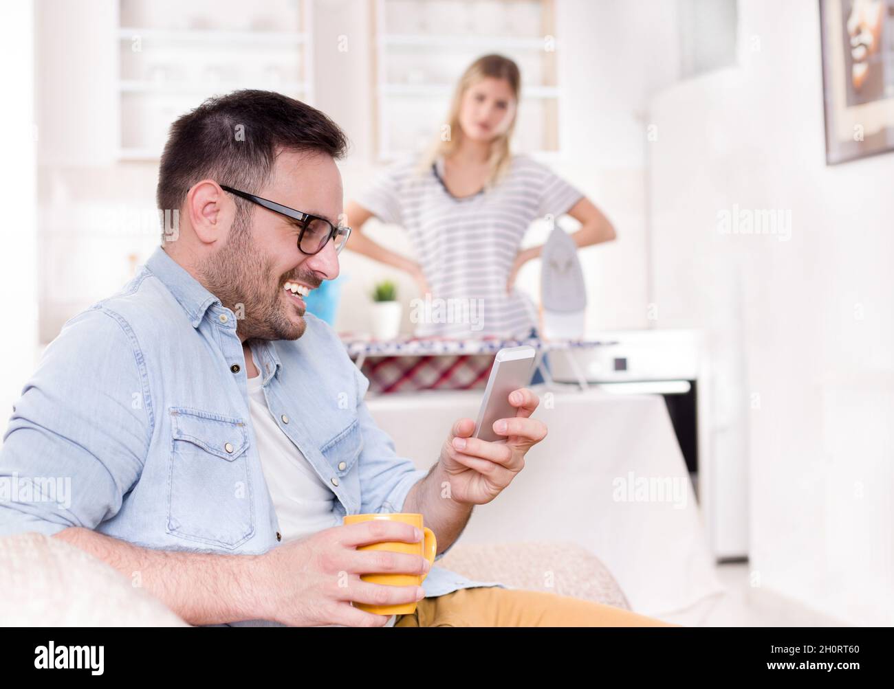 Angry housewife hi-res stock photography and images - Alamy