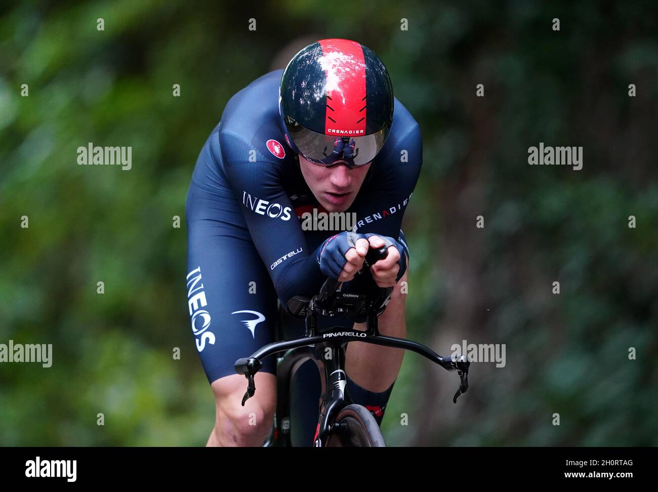 Ethan Hayter of Team Ineos Grenadiers in action in the Elite Men's Time ...