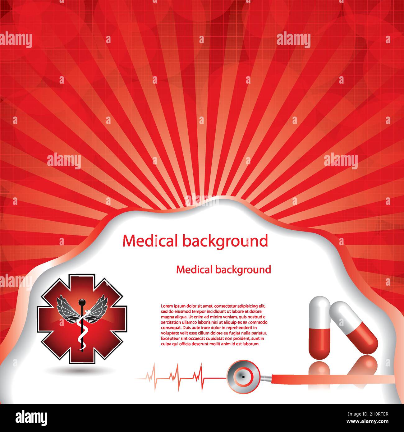Abstract red grid medical background Stock Vector Image & Art - Alamy