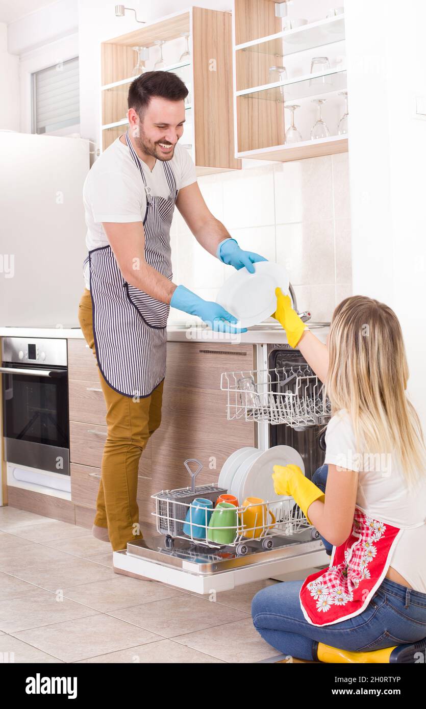 Housework people hi-res stock photography and images - Alamy