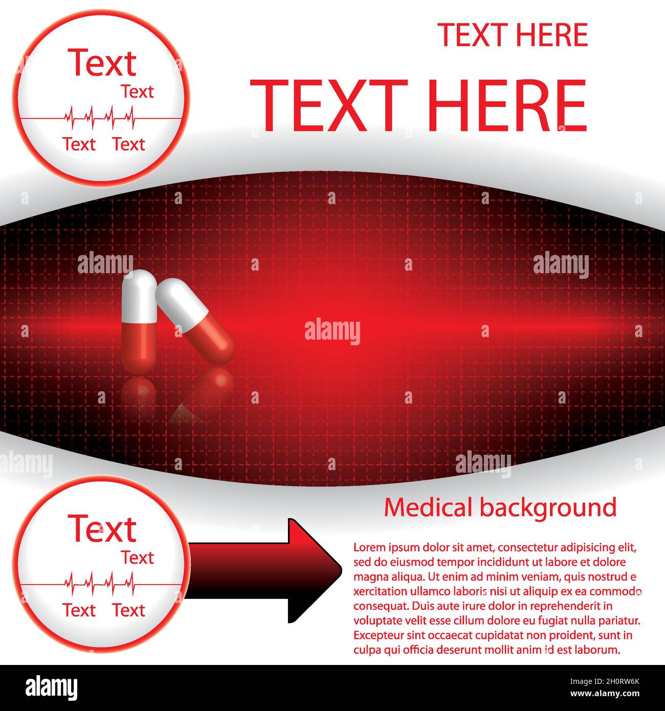 Abstract red grid medical background Stock Vector Image & Art - Alamy