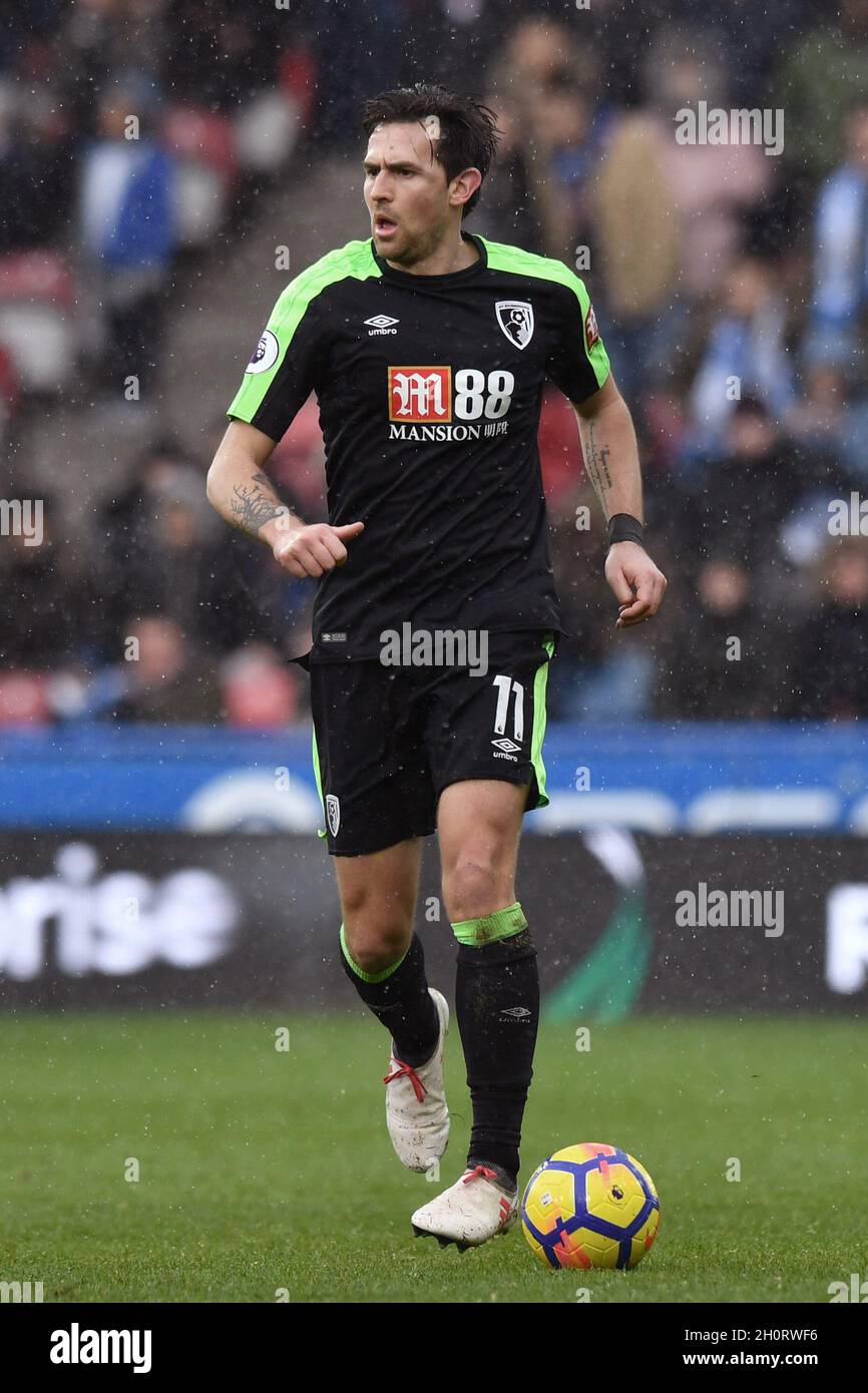 AFC Bournemouth's Charlie Daniels in action Stock Photo - Alamy