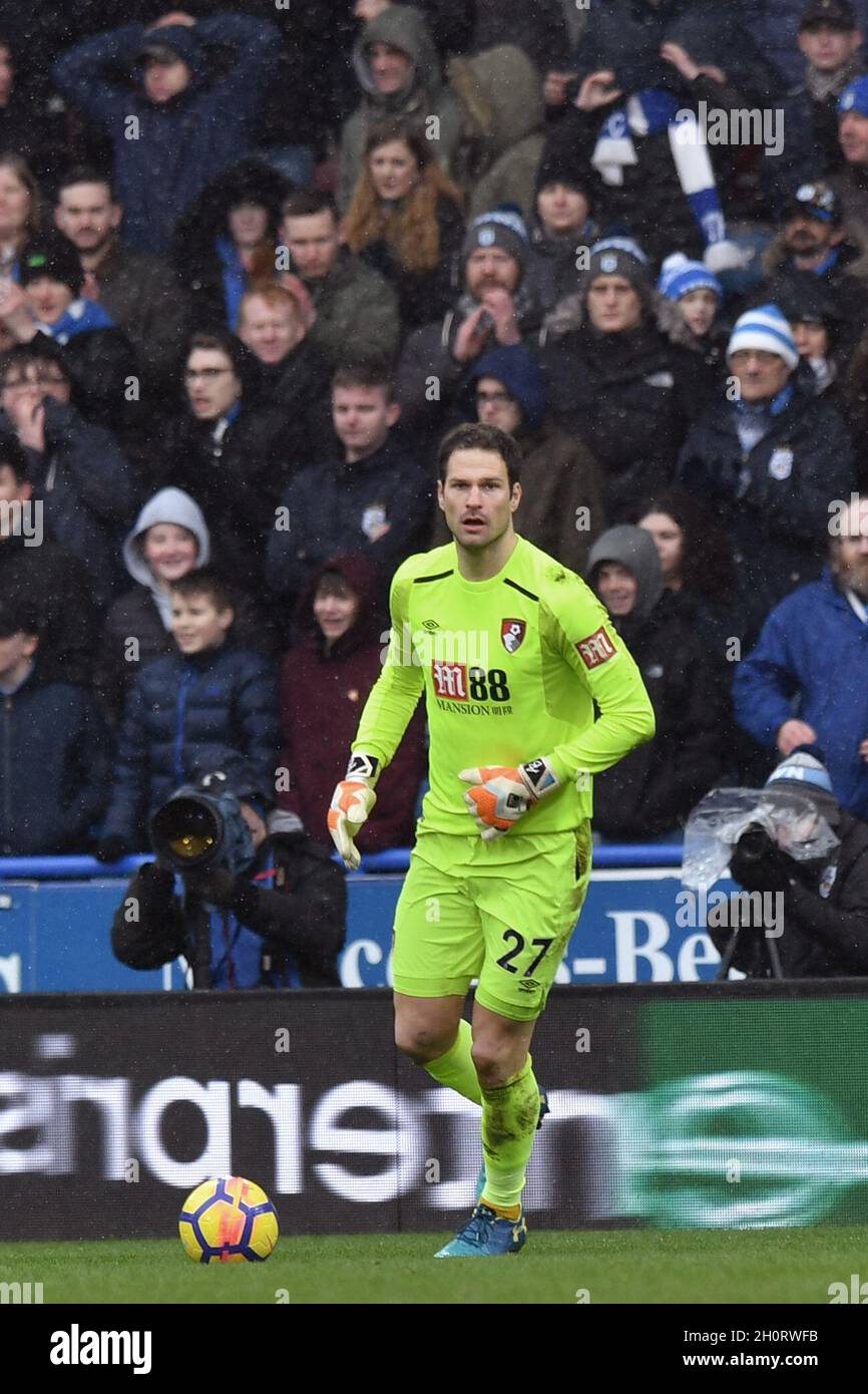AFC Bournemouth goalkeeper Asmir Begovic Stock Photo - Alamy