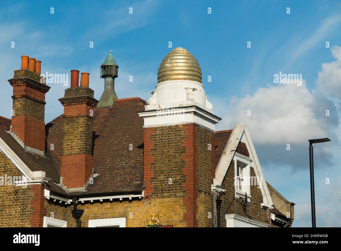 The Beehive pub in Brentford, West London. UK. It has a trademark ...