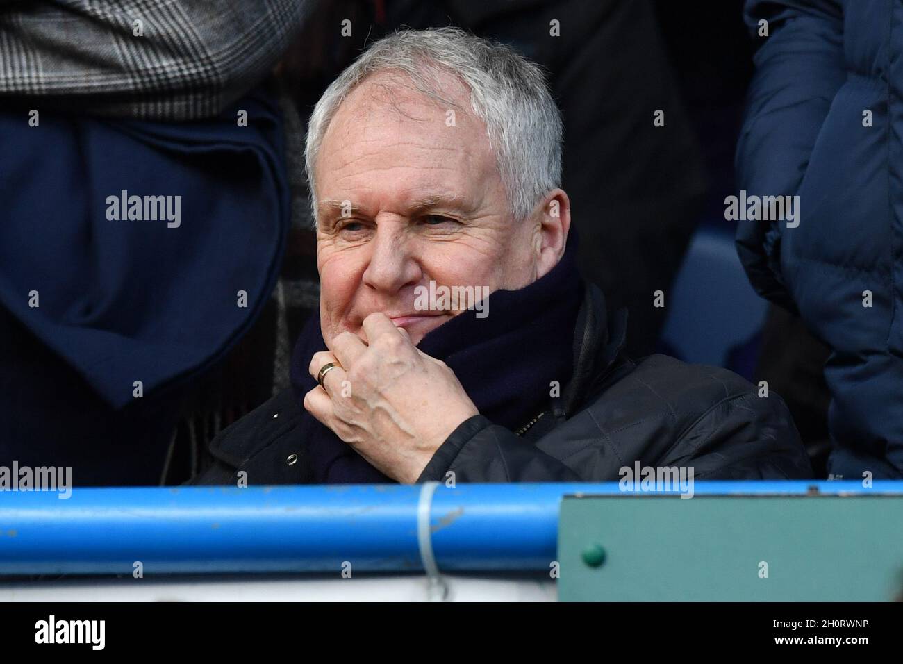 Former football manager Joe Royle in the stands Stock Photo - Alamy